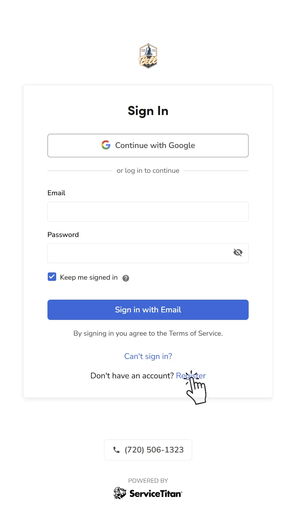 Customer Portal | Bell Plumbing, Heating, Cooling & Electrical